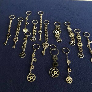 Clock keychain Prague clock key ring Clock jewelry Steampunk | Etsy