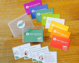 Reception English Cards - Etsy UK