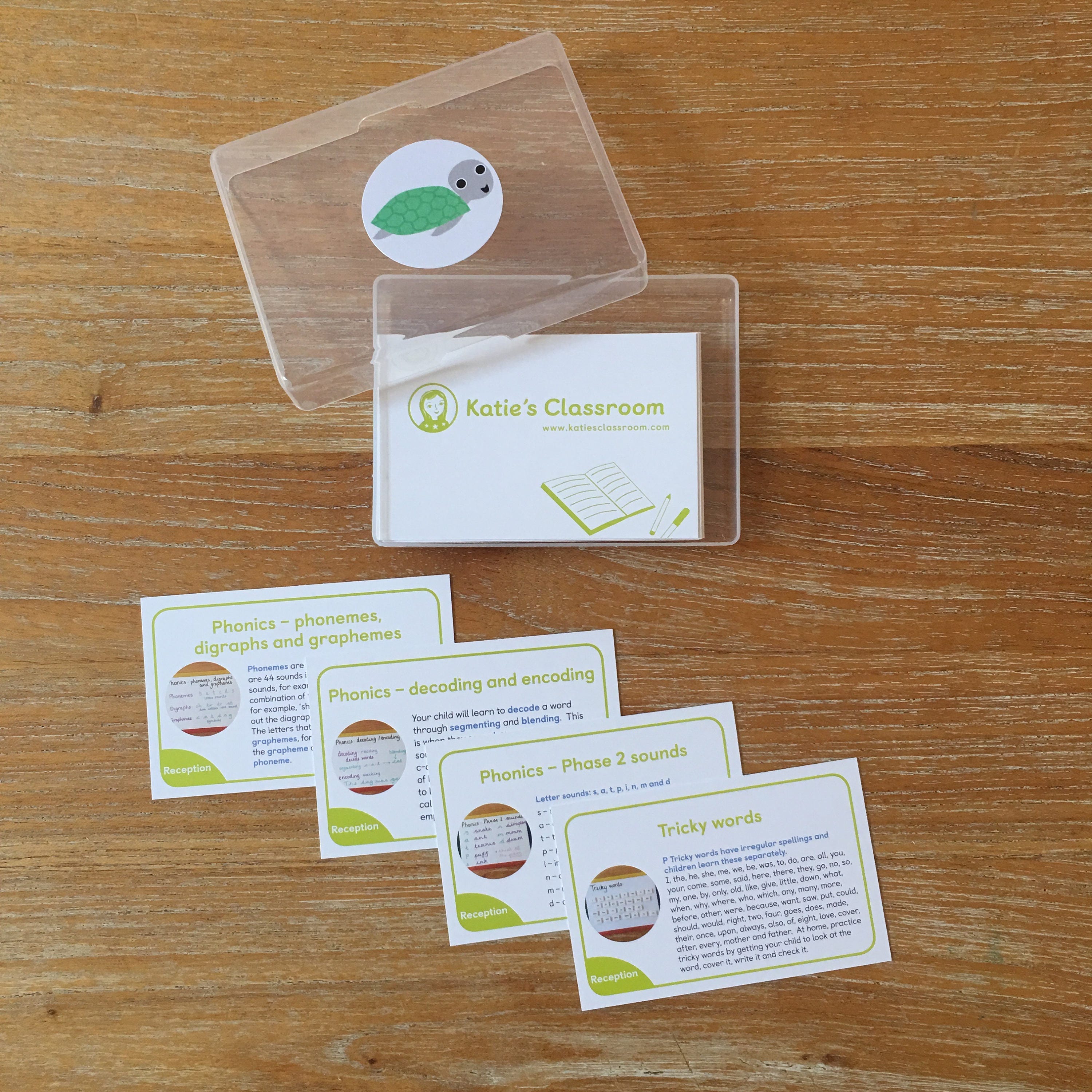 Reception English Cards - Etsy UK