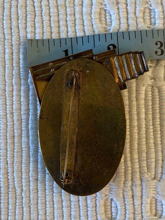 Deco Brass Pin "Jewel" - Gem