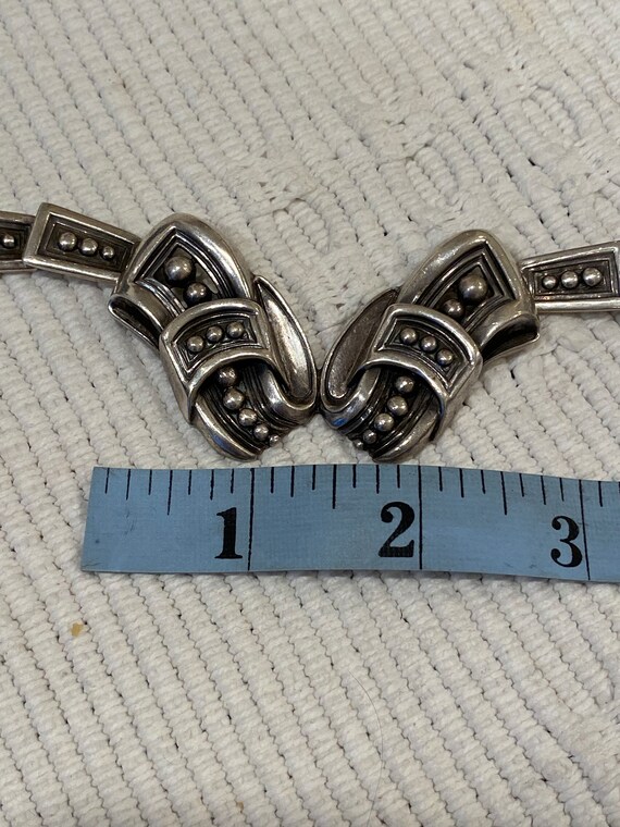 Margot de Taxco Sterling/Choker Necklace Vintage - Gem