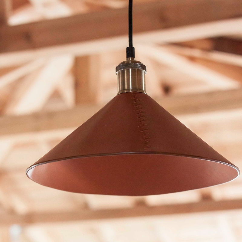 Leather Pendant Light - Etsy