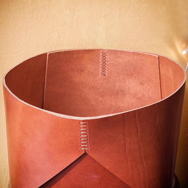 Leather Storage Bins - Etsy