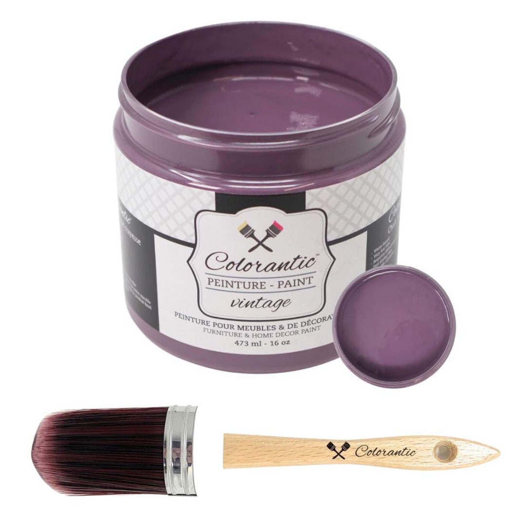 Colorantic - Bundle Deep Aubergine Purple (autumn Plum) Chalk Paint and ...