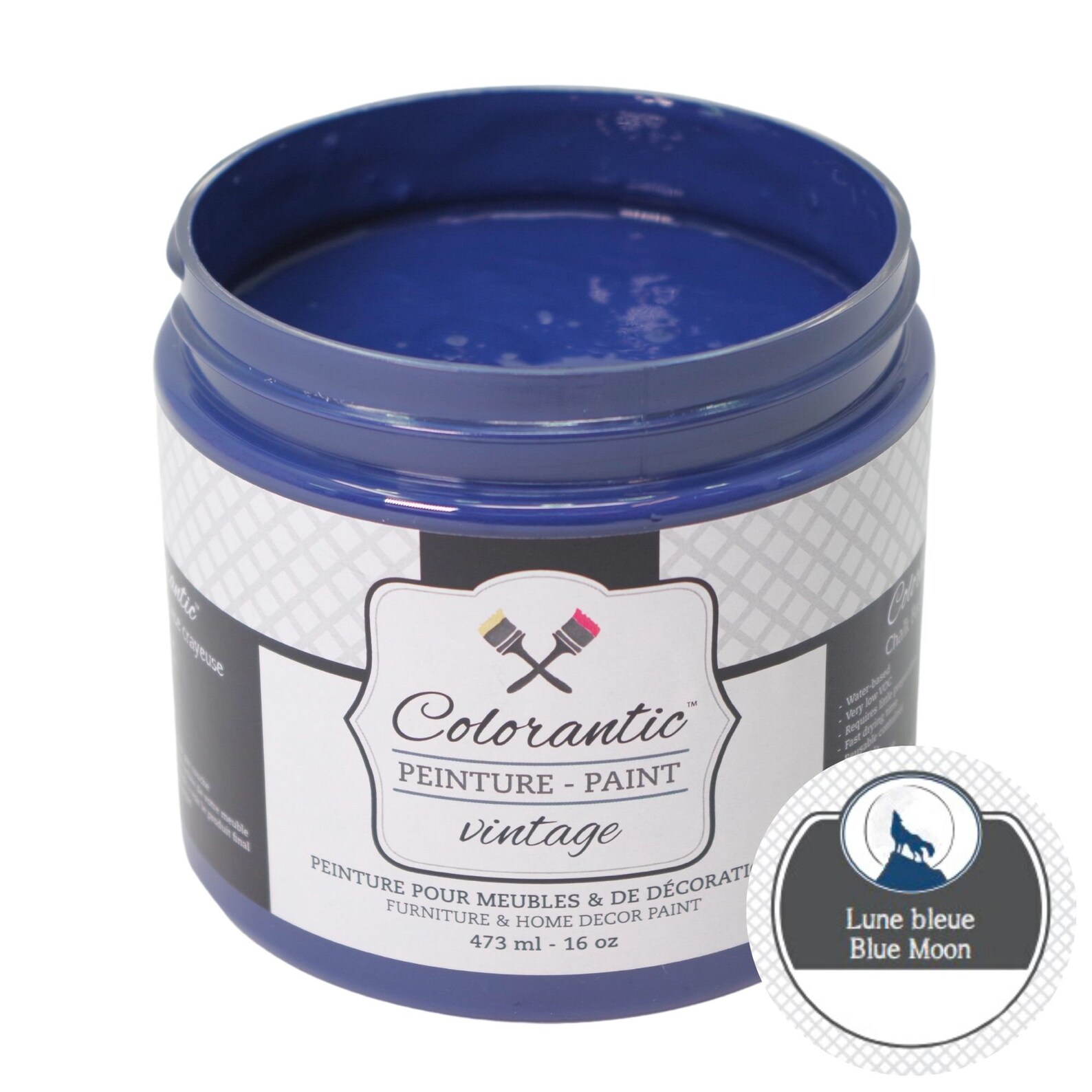 BLUE MOON - Dark Blue - Chalk Based Paint | Furniture and DIY Home ...