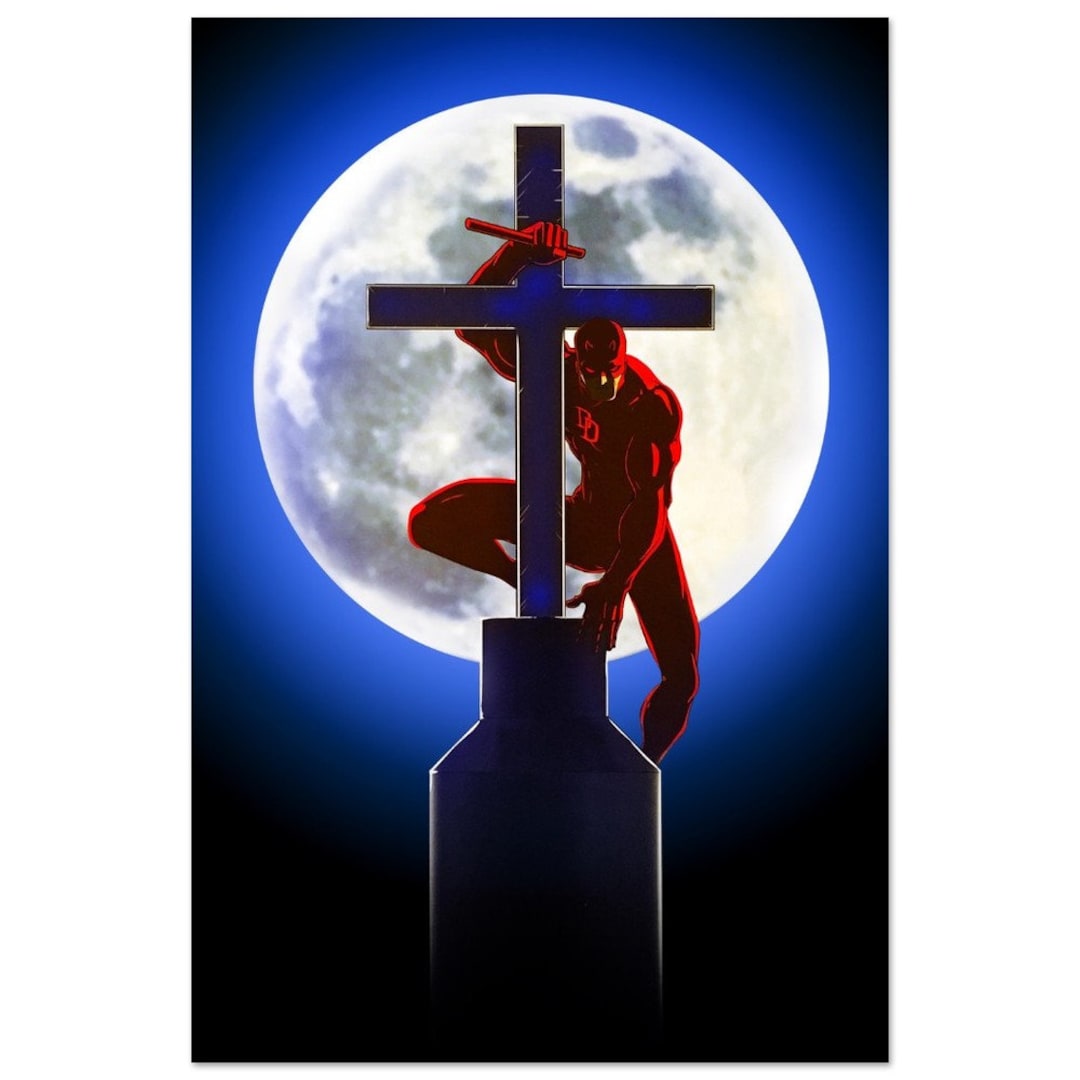 Daredevil on the Cross - Poster - Etsy