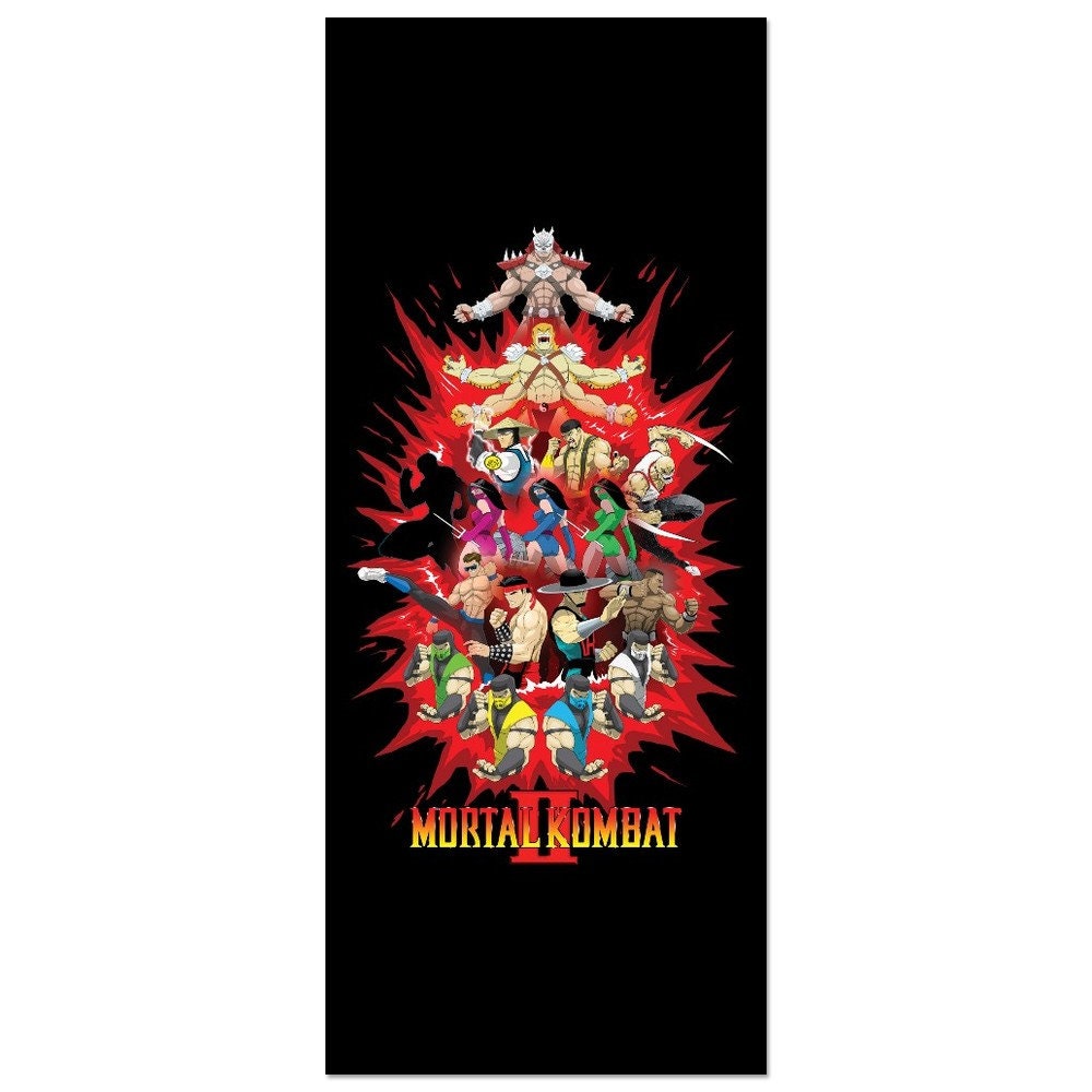 Mortal Kombat II - Character Poster - Etsy