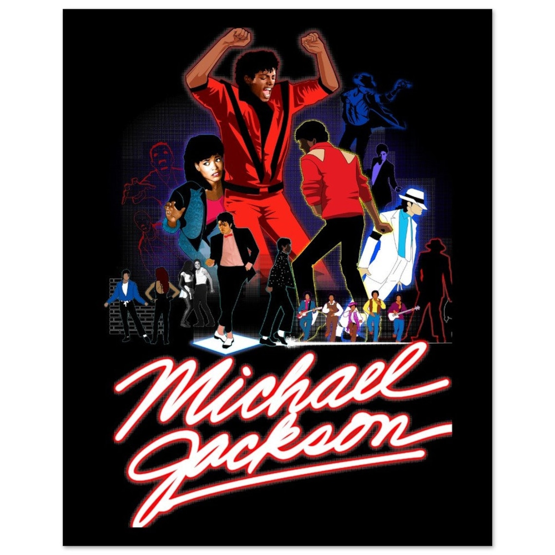 Michael Jackson Legacy Collection Poster - Etsy