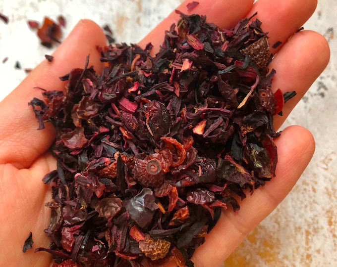 Very Berry Fruit Blend. All Natural Caffeine Free Loose Leaf Fruit Tea ...