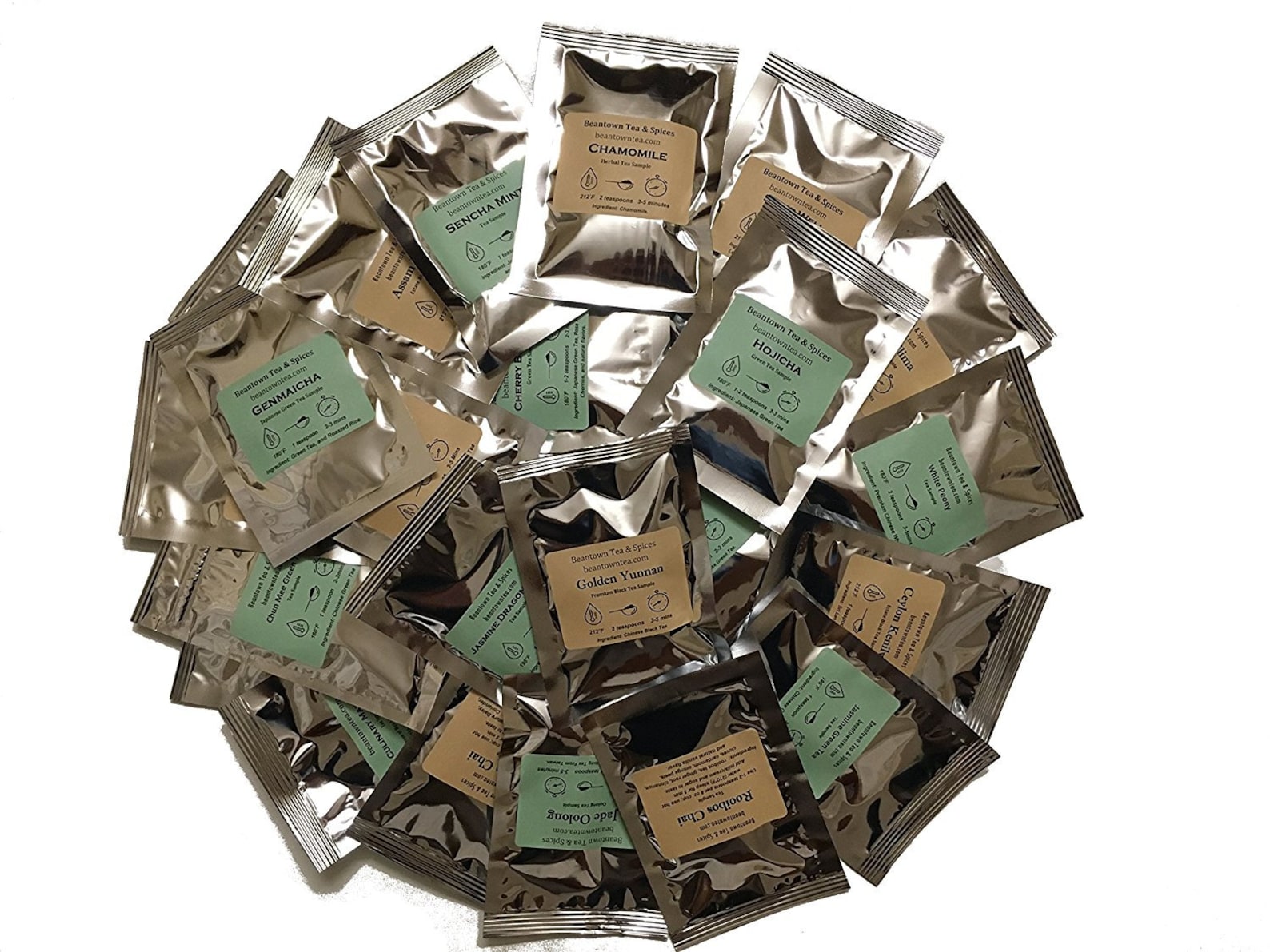 Gourmet Loose Leaf Tea Sampler. Choose From A Variety of Green, Black ...