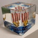 Viking Ship in a 2" Resin Cube, Sailing on a Blue Sea - Etsy
