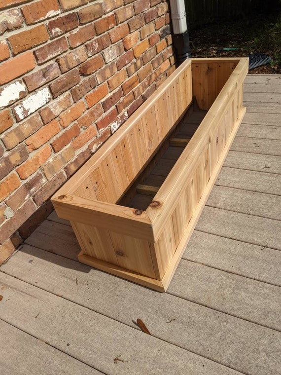 Cedar Traditional Style Planter Box - Etsy