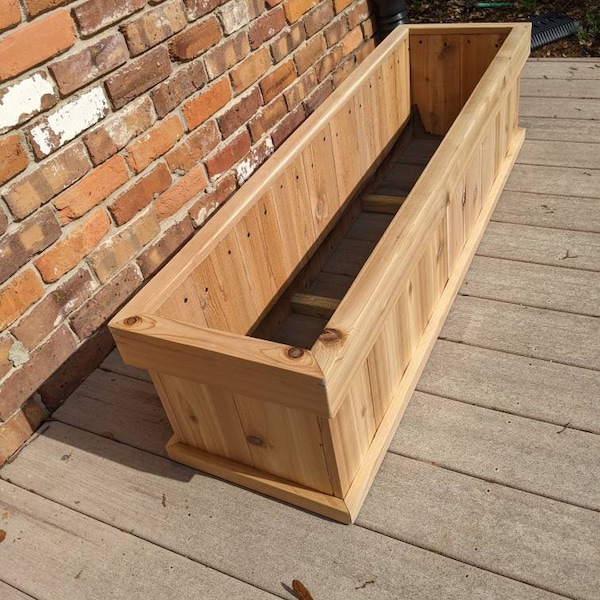 Cedar Window Boxes - Etsy