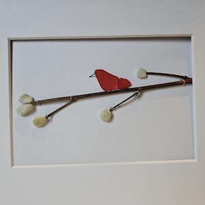 Seashell Art, Mourning Gift, Cardinals Appear When Loved Ones Are Near ...