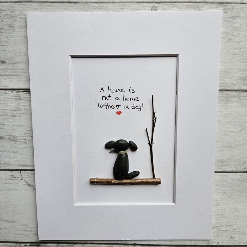 Pebble Art Dogs - Etsy