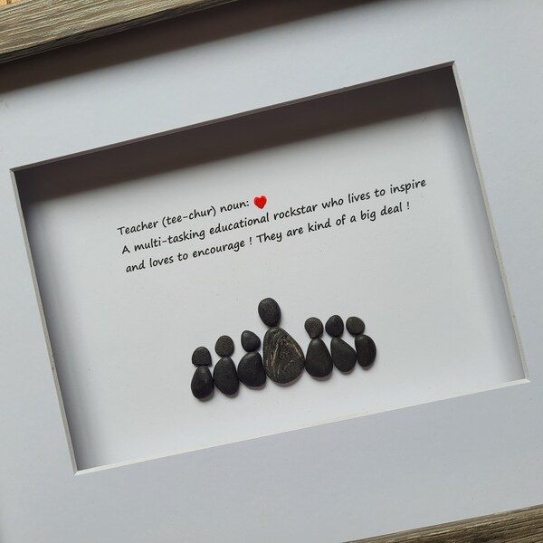 Teacher Pebble Art - Etsy