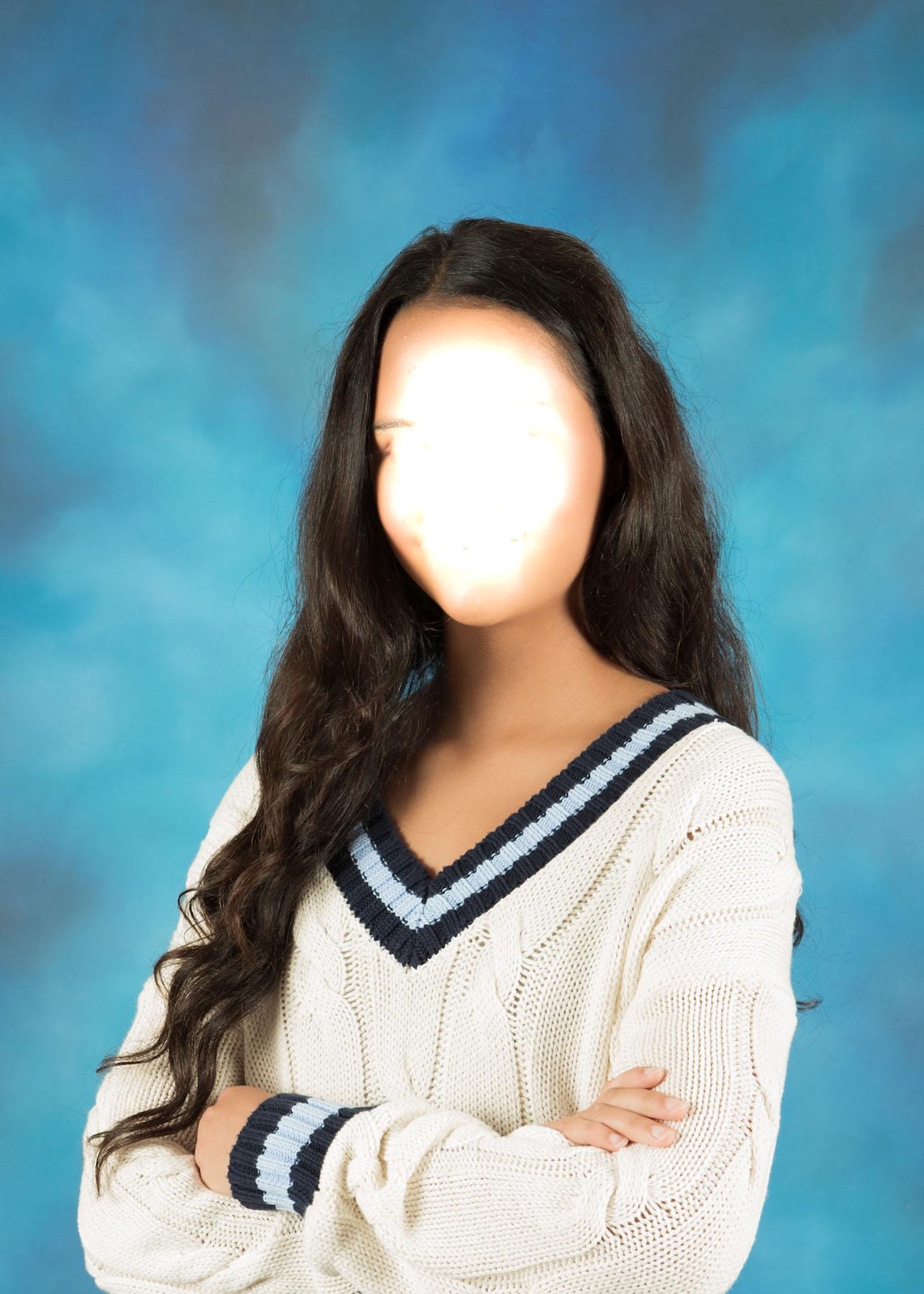 Classic Blue Yearbook Background for School Pictures | High-quality ...