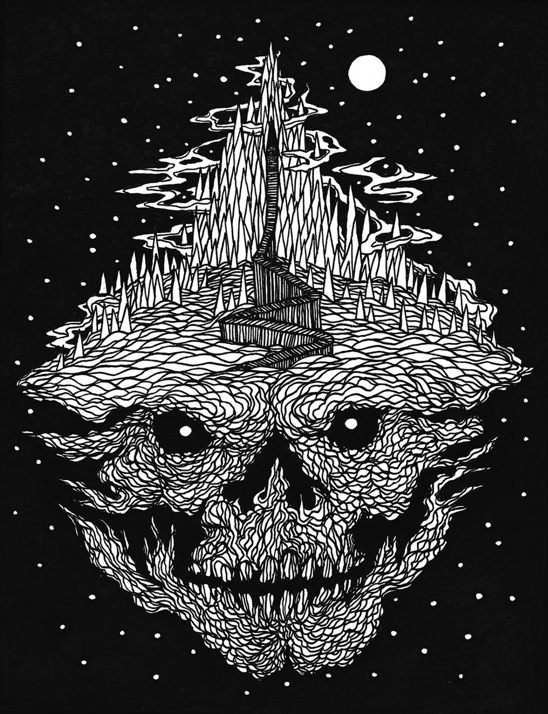 Lucas Allen Cook "haunted Cathedral" - Etsy