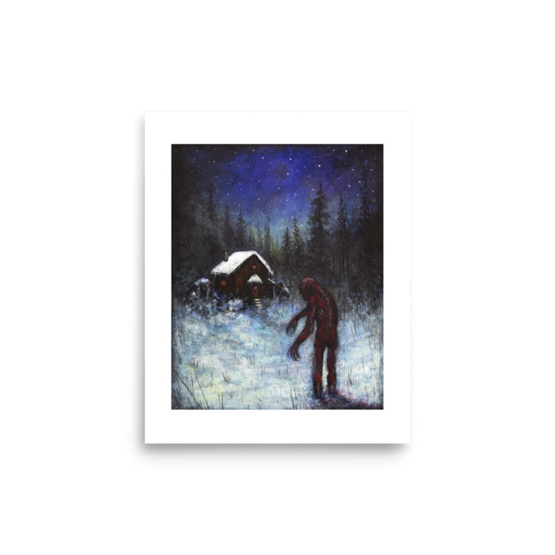 Lucas Allen Cook "skinless Visitor" Print - Etsy