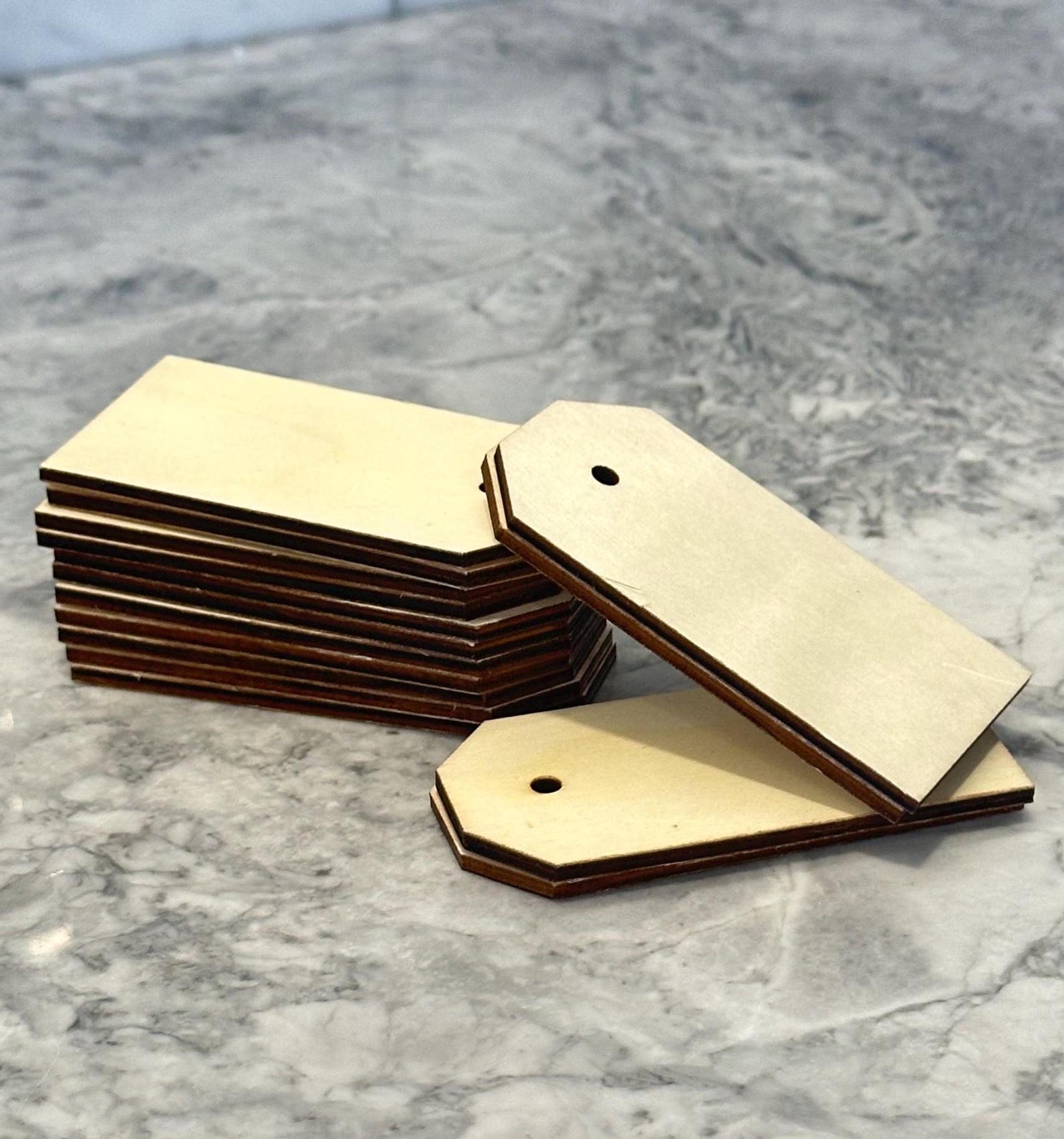 Unfinished Wood Tags: 3 1/4" DIY Craft Blanks - Etsy