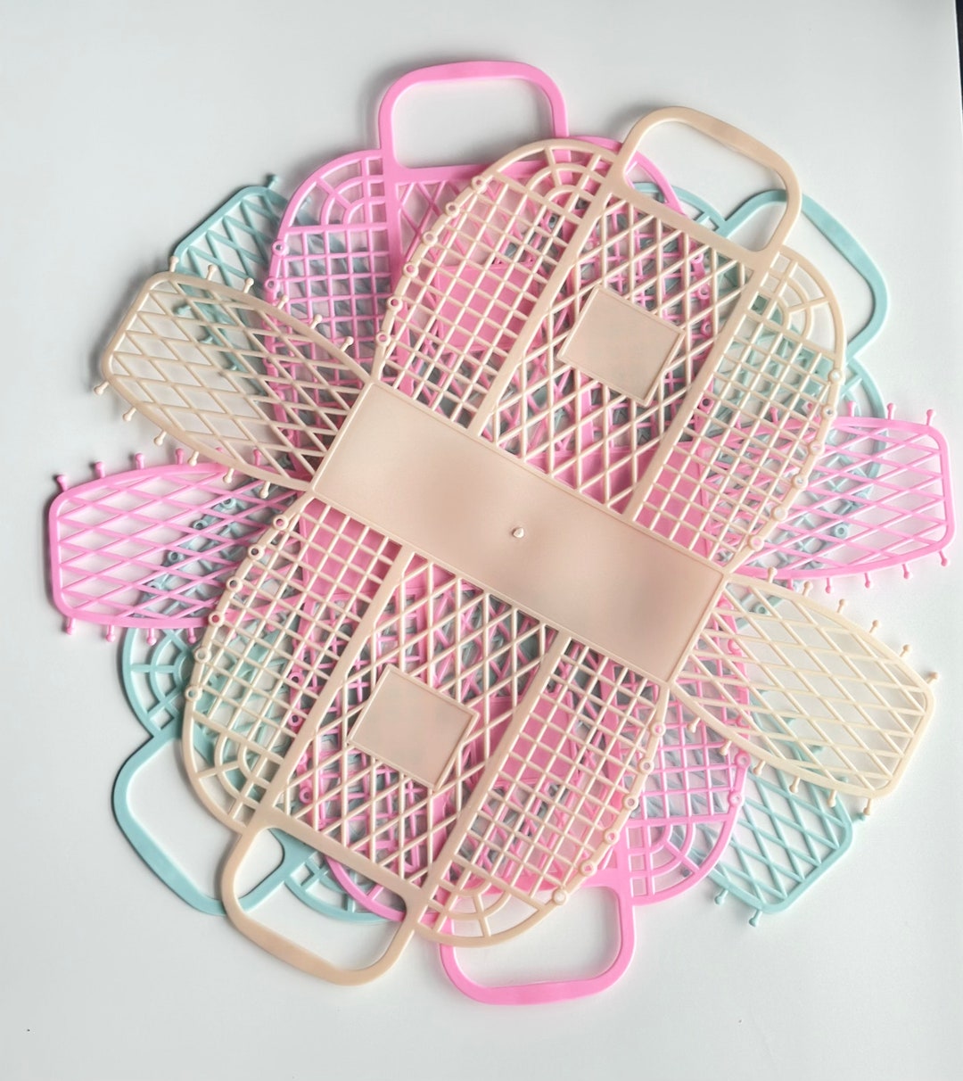 Retro Jelly Basket: Neutral Colors, Beach, Easter, Party Favor - Etsy