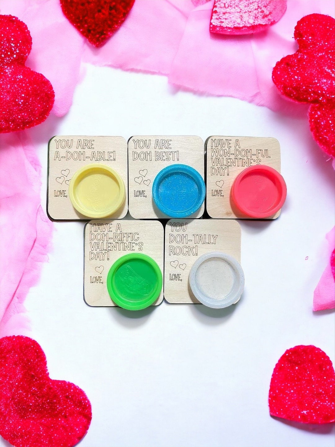 Valentine's Day Play Doh, Classroom Valentines, Classroom Favors ...