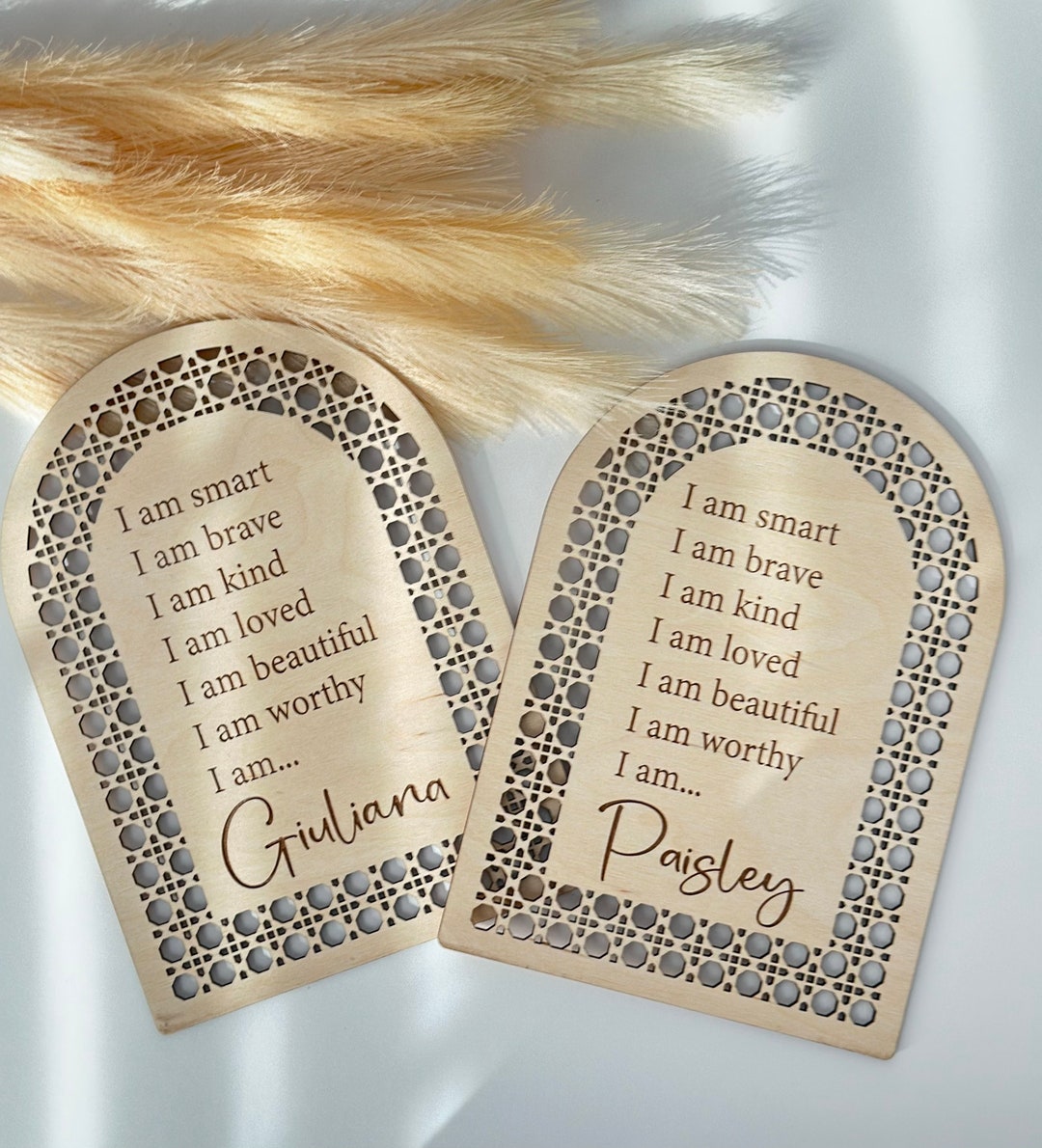 Kids Affirmation Wood Sign, Affirmations for Kids, Personalized Kids ...