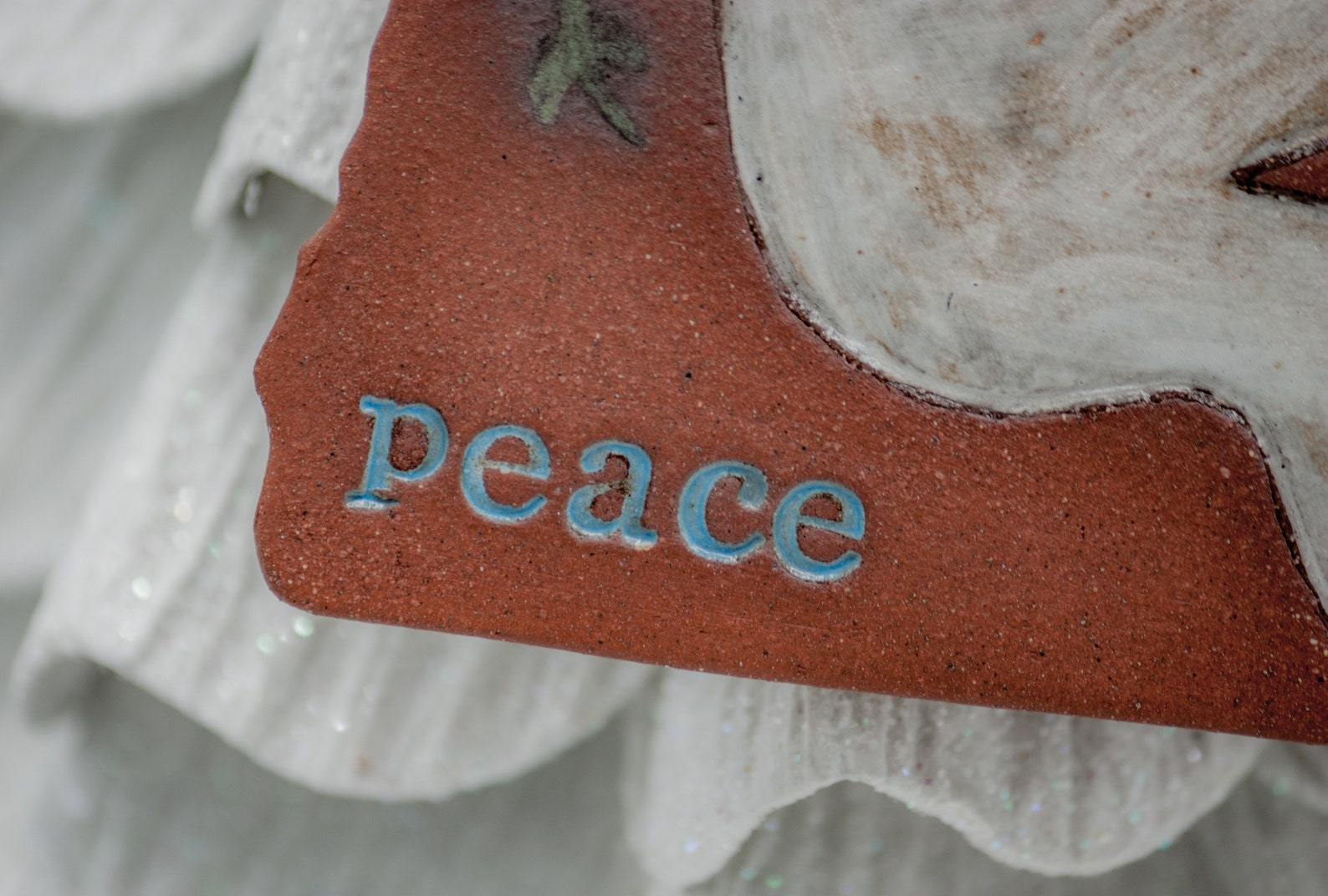 Handmade Ceramic Pottery Oregon Peace Dove Ornament Christmas Tree ...