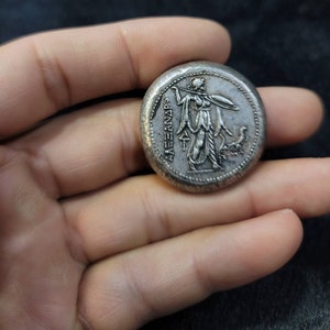 Soild Genuine Ancient Cicra 3rd-4th Century Roman King Soild Silver ...
