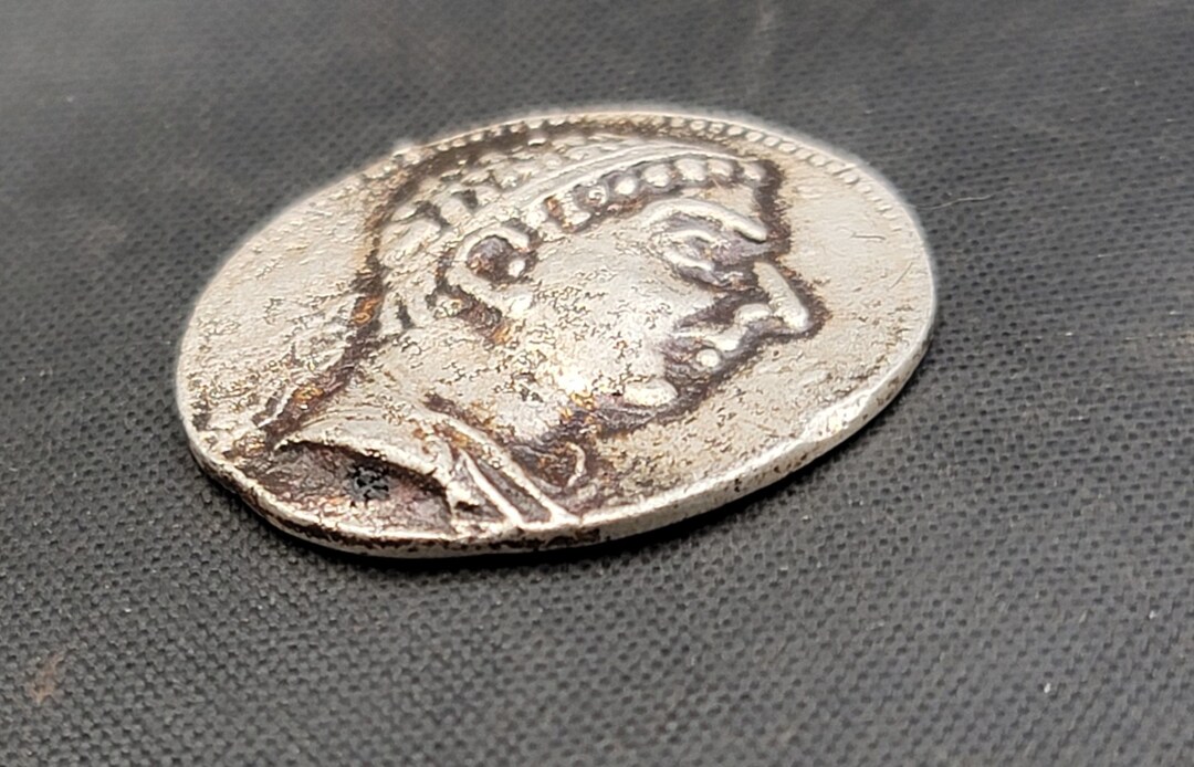 Ancient Greek Roman Empire 4th-7th Century Silver Soild Coin Antique ...