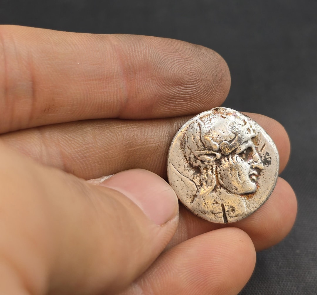 Ancient Greek Silver Coin: Authentic Empire Relic, 1000 BC - Etsy