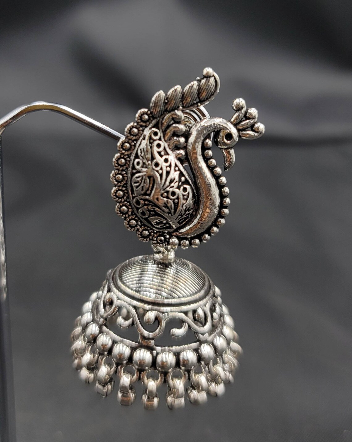 Tribal Kuchi Sterling Silver Bird Dangling Earrings - Etsy