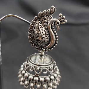 Tribal Kuchi Sterling Silver Bird Dangling Earrings - Etsy