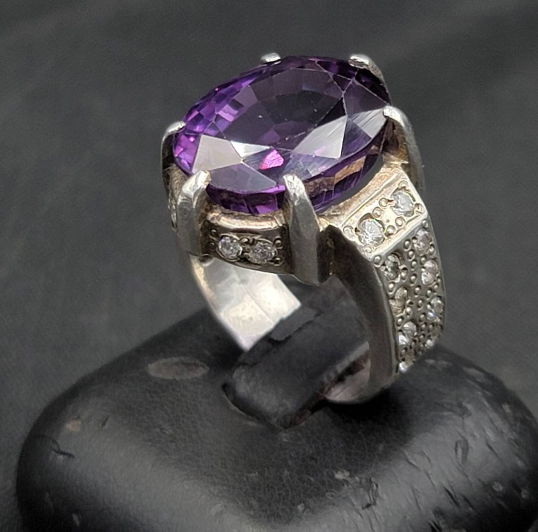 Soild Silver Vintage Handmade Authentic Silver Near Eastern Silver Ring ...