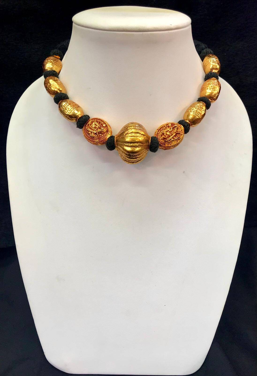 Super Vintage Gold Gulding Handmade Carved Lovely Tibetan | Etsy