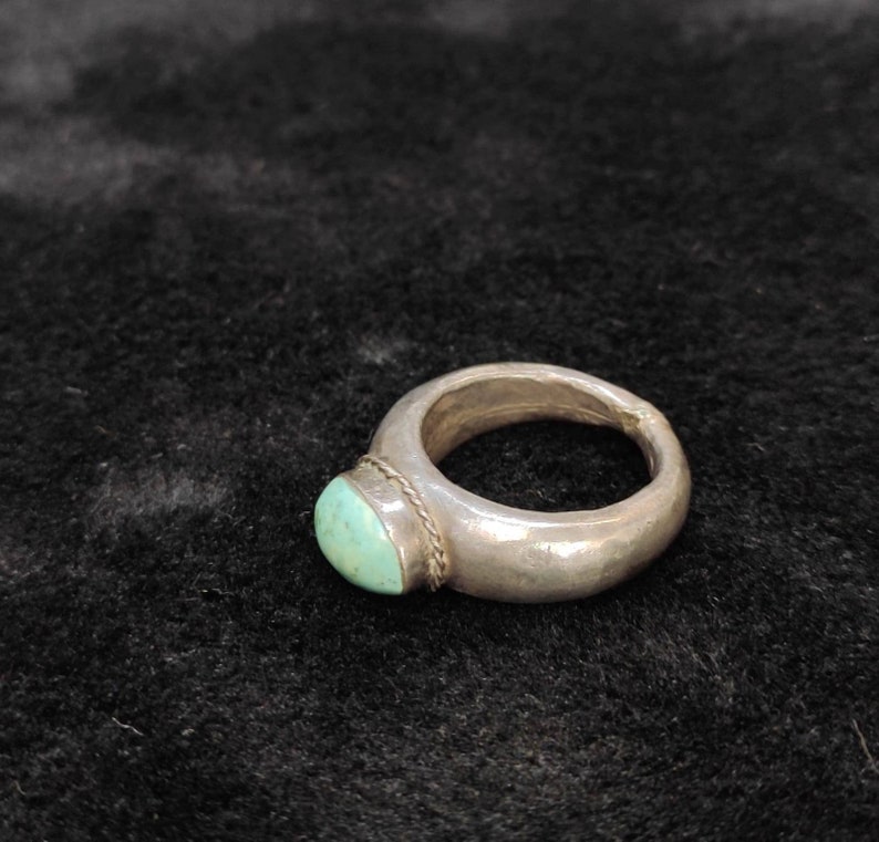 Beautiful Vintage Silver Old Ring With Natural Original - Etsy