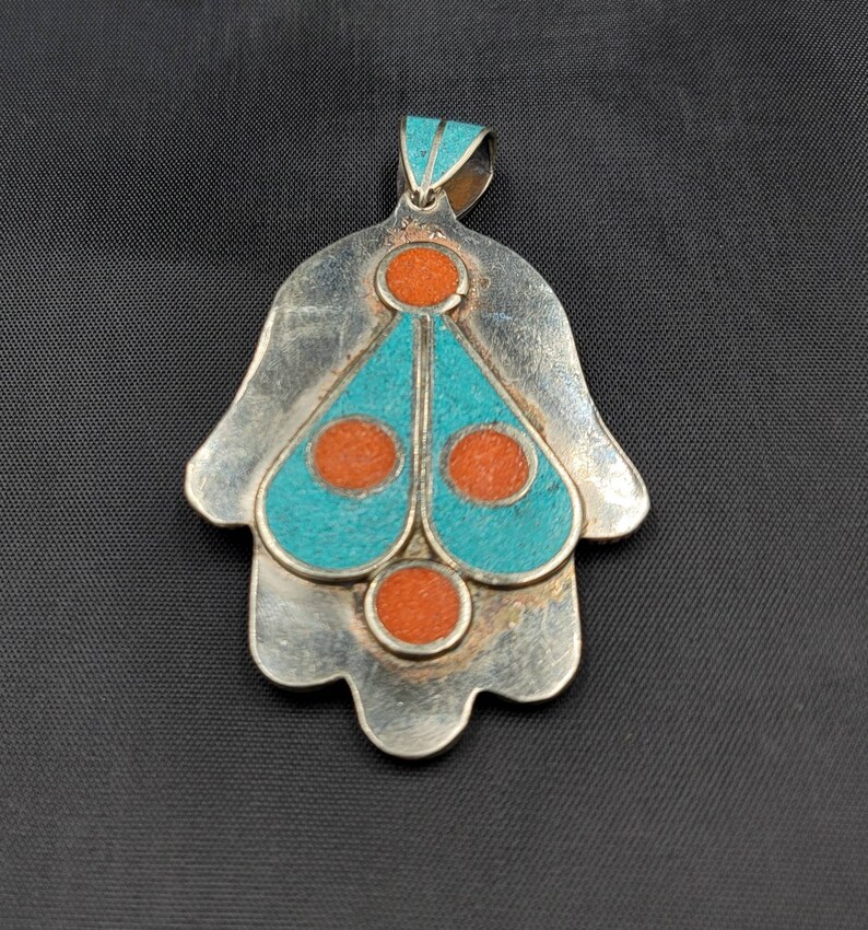 Beautiful Native American Vintage Mid Eastern Lucky Hand With | Etsy