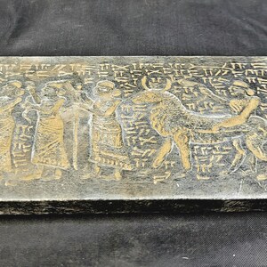 Ancient King Gilgamesh Intaglio Tablet Stone (circa 100 BC) - Etsy