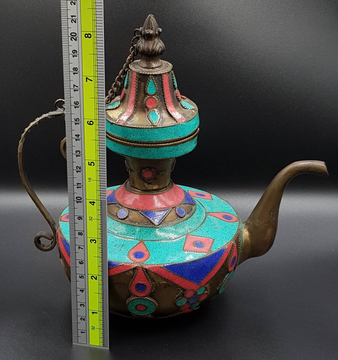 Beautiful Handmade Turquoise Lapis Lazuli and Coral Gems - Etsy