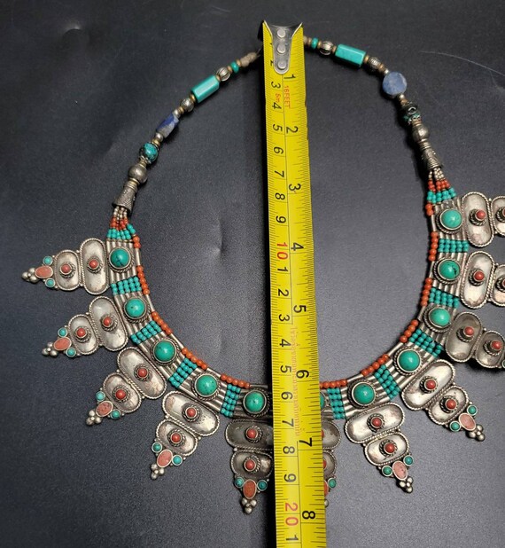 Beautiful Vintage Boho Silver Euthic Tibeten Silver N… - Gem