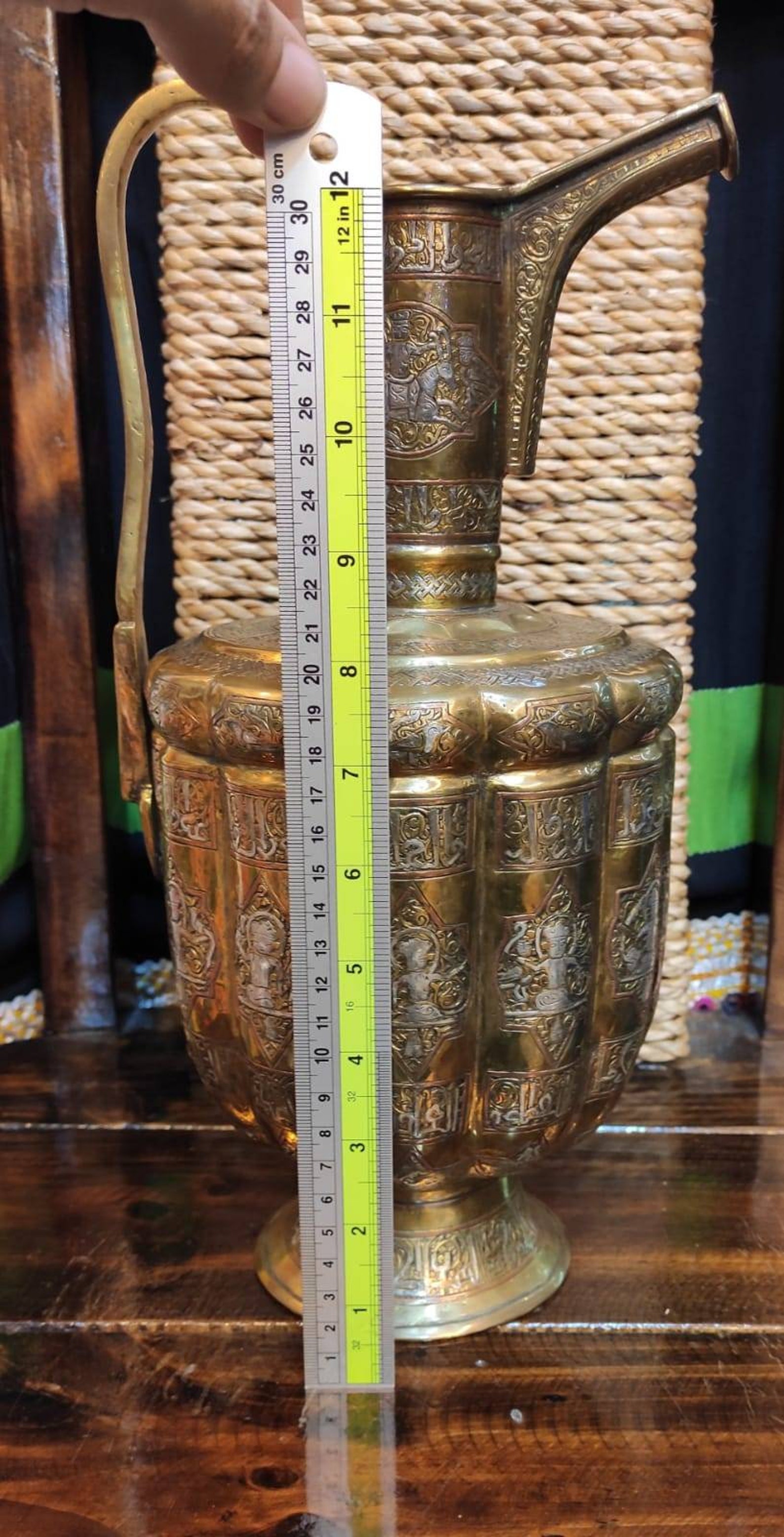 Antique Old Bronze Carved With Silver Unique Islamic 1600s | Etsy