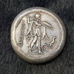 Soild Genuine Ancient Cicra 3rd-4th Century Roman King Soild Silver ...