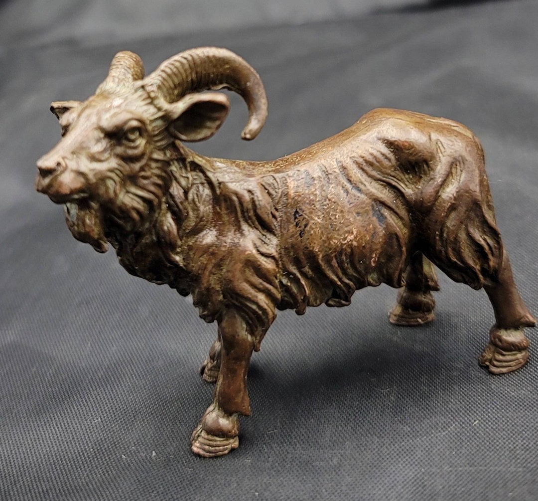 Rare Unique Greek Antique Bronze Ram/sheep 3rd Century Ancient Art Deco ...