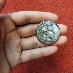 BC 4th Century Greek Empire Antique Soild Silver Wonderful Coin - Etsy