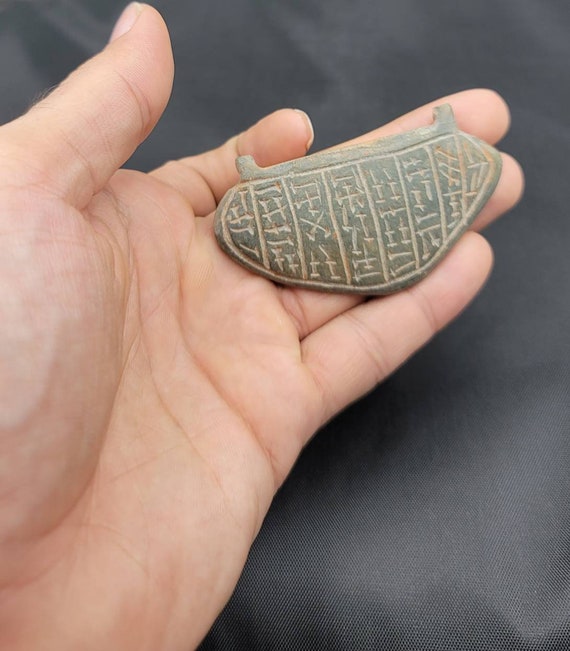 Unique Rare Greek Roman Empire Calligraphy Carved Uns… - Gem