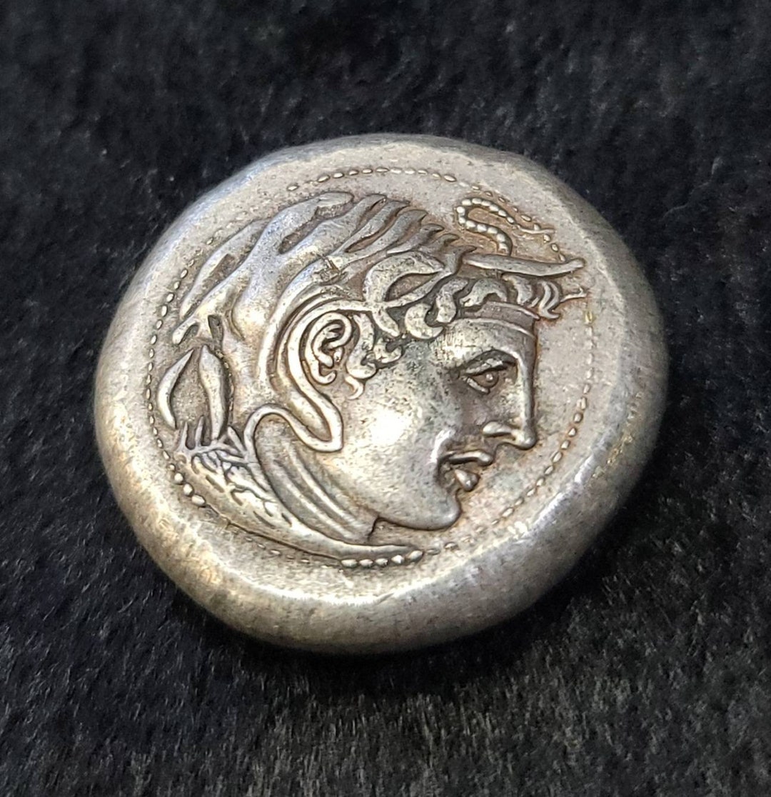 Soild Genuine Ancient Cicra 3rd-4th Century Roman King Soild Silver ...