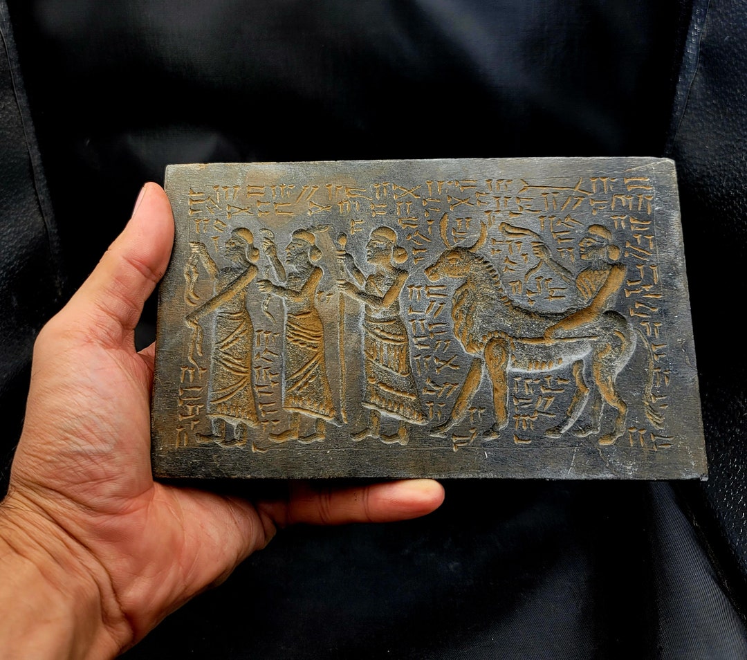 Ancient King Gilgamesh Intaglio Tablet Stone (circa 100 BC) - Etsy
