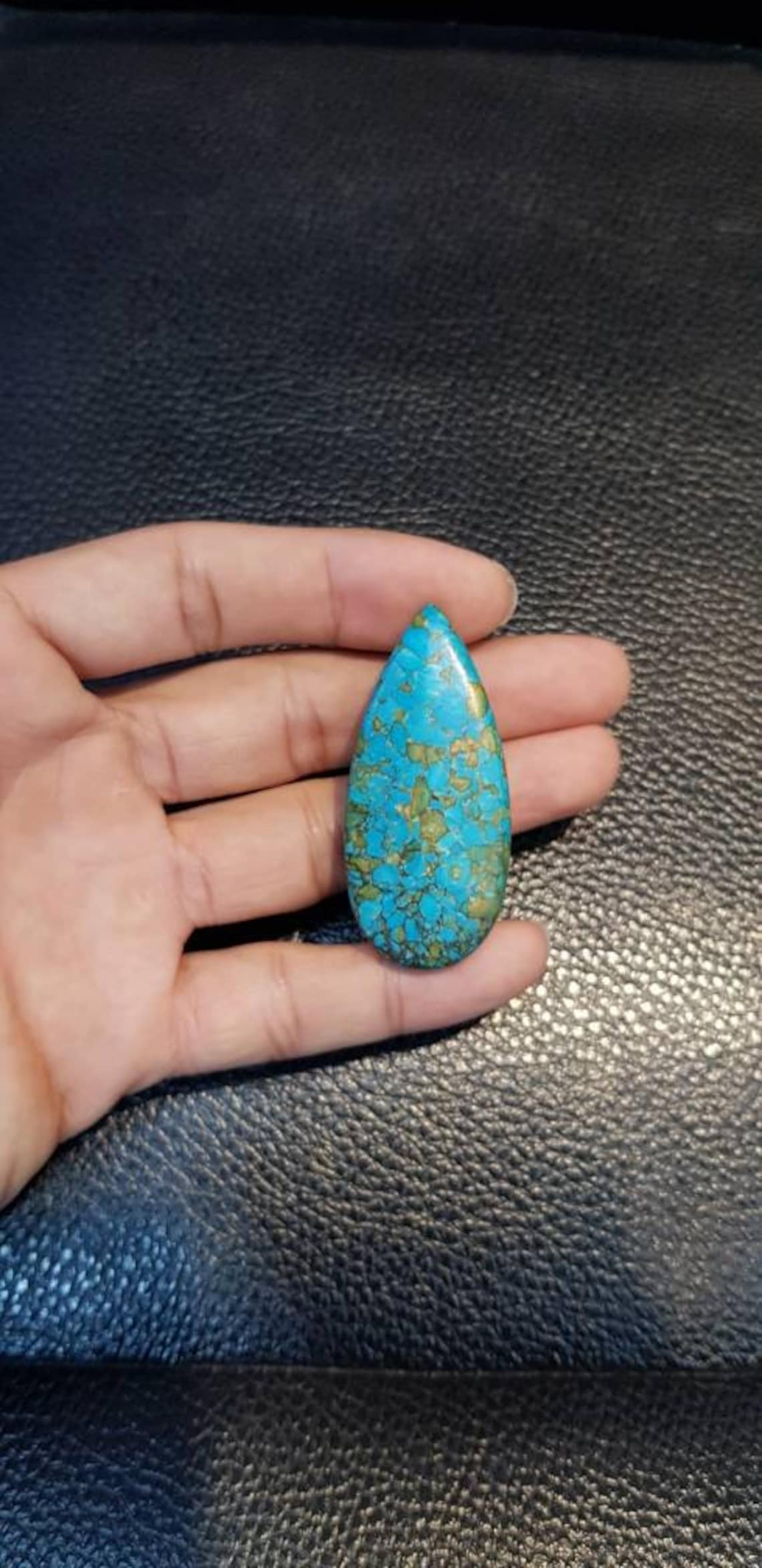 Natural Egyptian Turquoise Stone Cab for Making Jewelry - Etsy