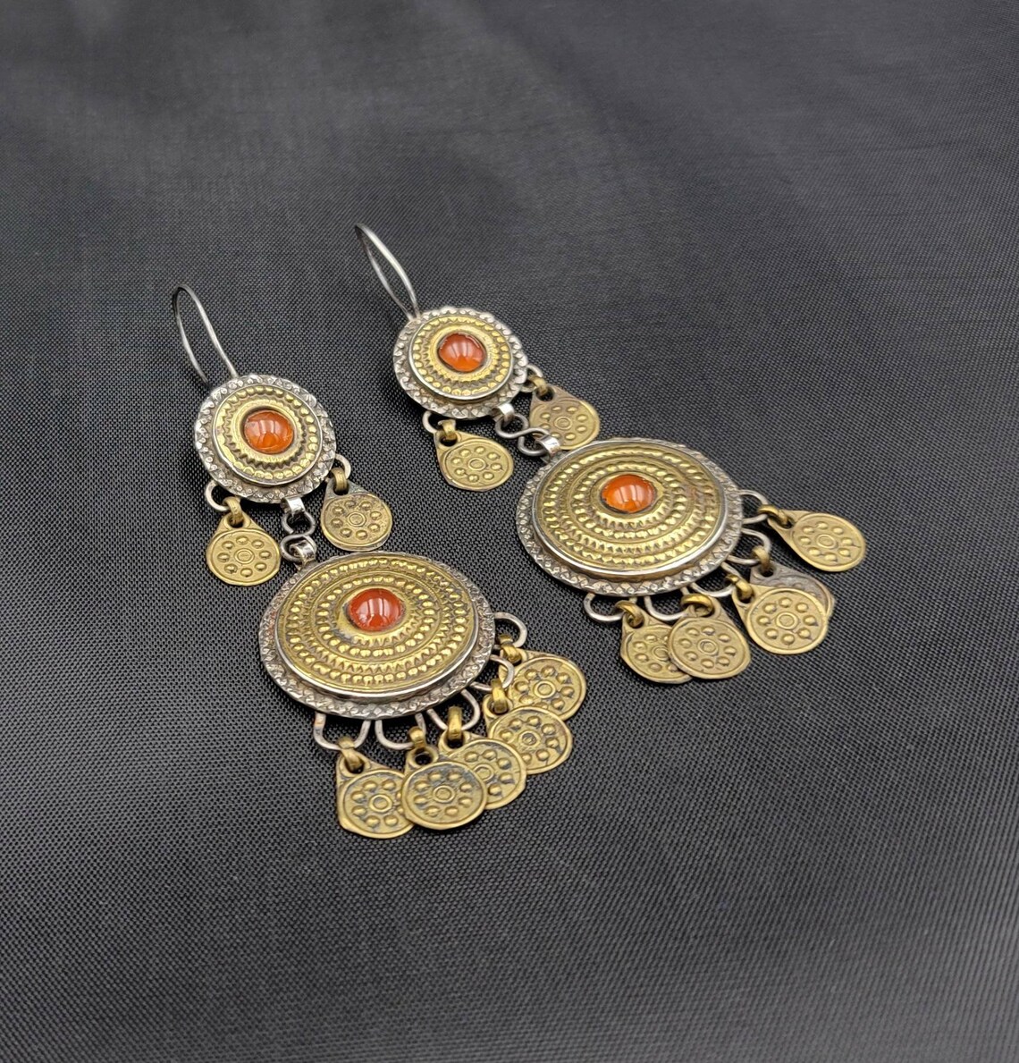 Super Gorgeous Antique Silver With Gold Gulding Unique - Etsy