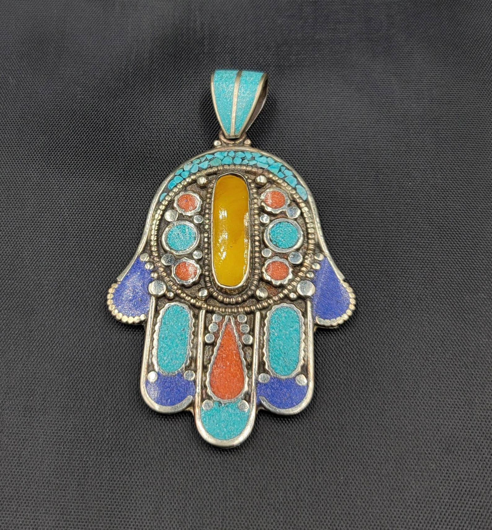 Beautiful Native American Vintage Mid Eastern Lucky Hand With | Etsy